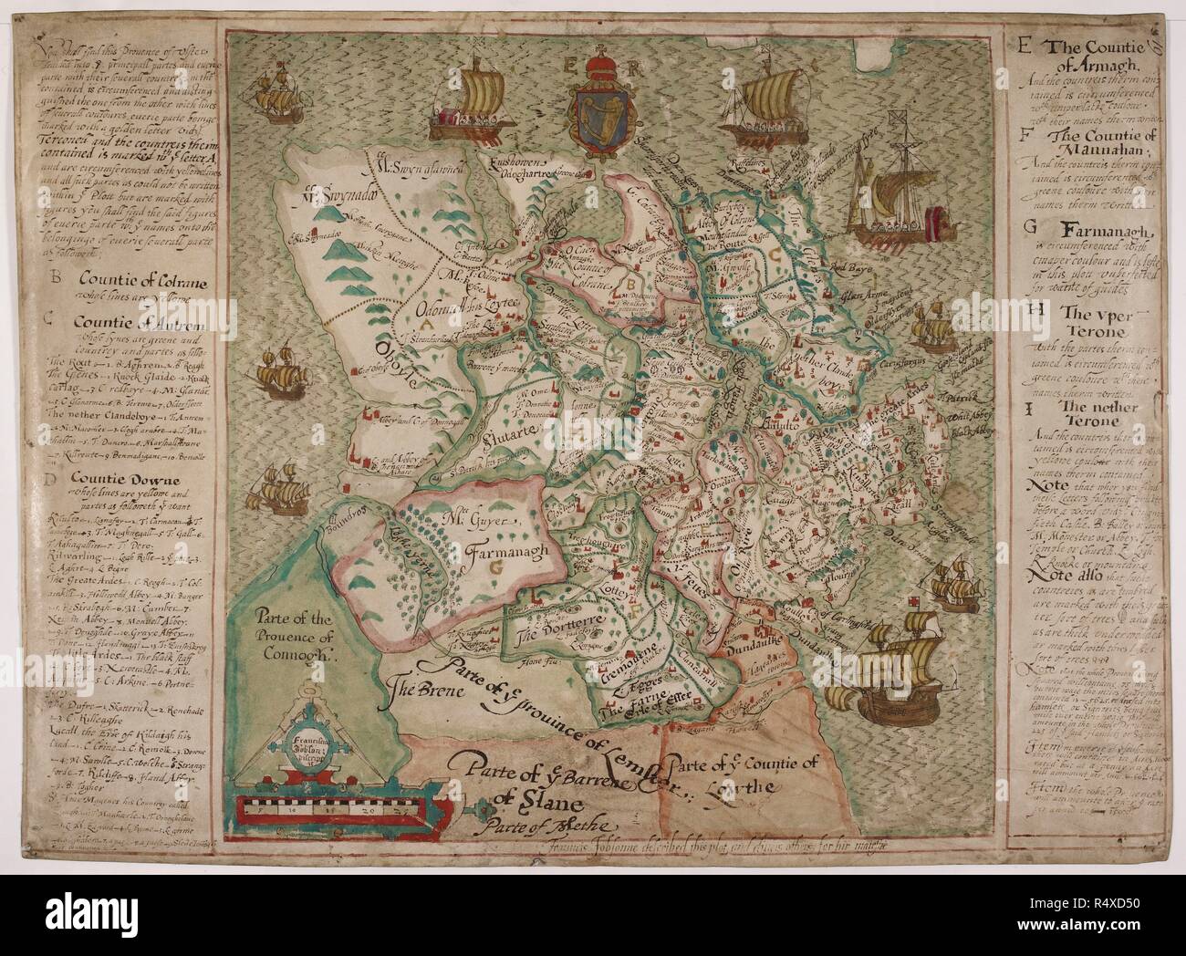 Ulster ireland europe map hi-res stock photography and images - Alamy