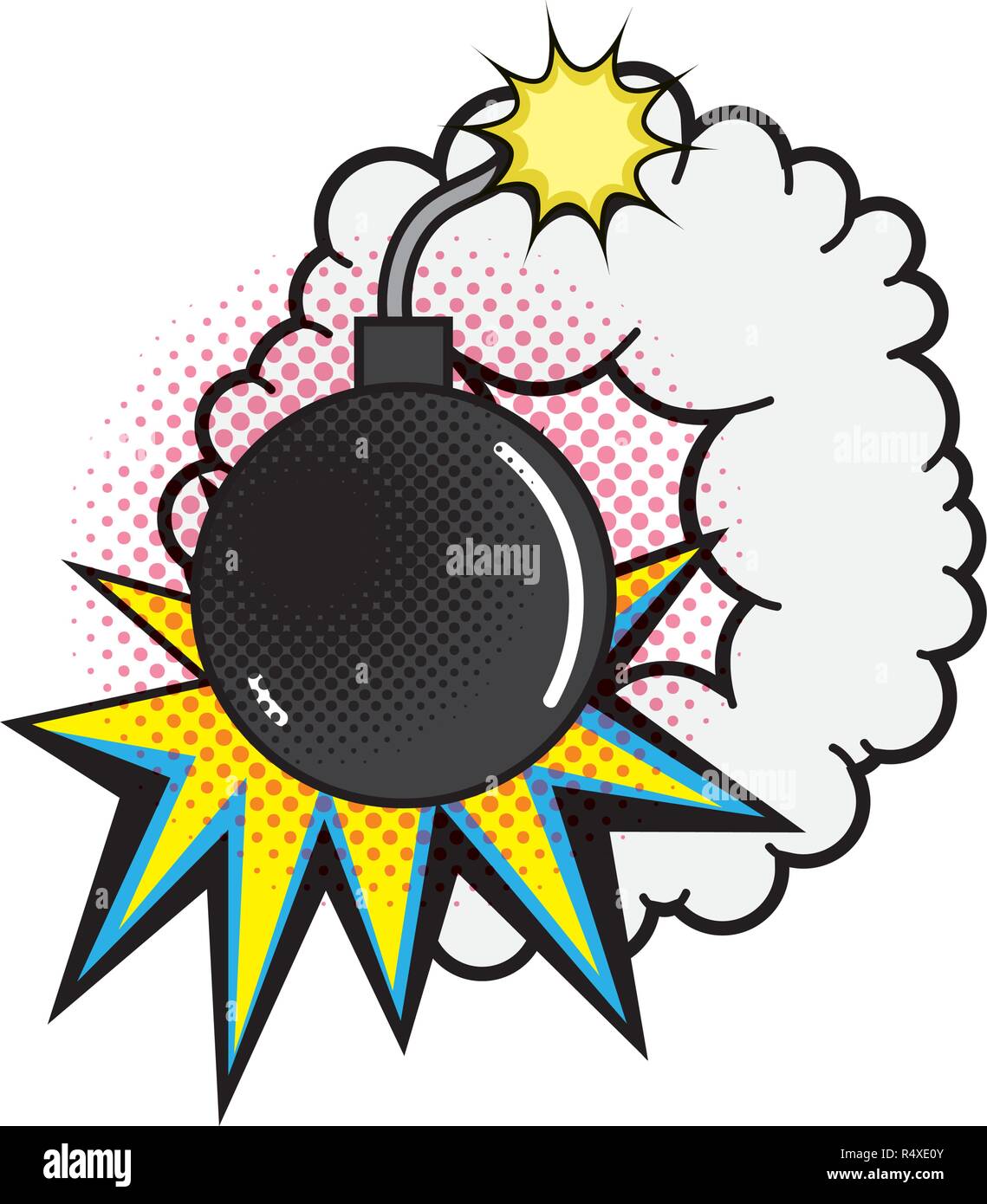 boom pop art style vector illustration design Stock Vector Image & Art ...