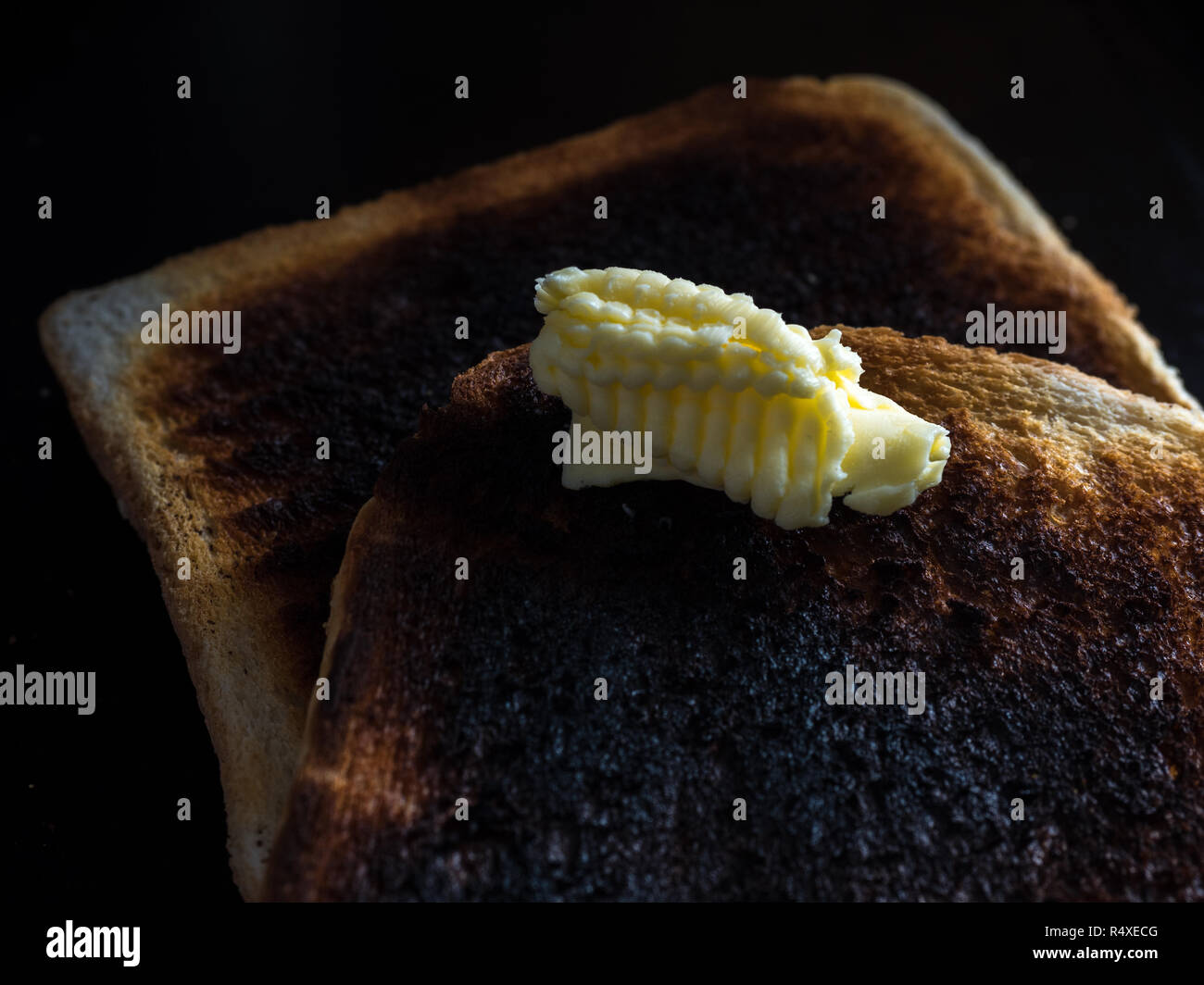 Burnt toast butter hi-res stock photography and images - Alamy