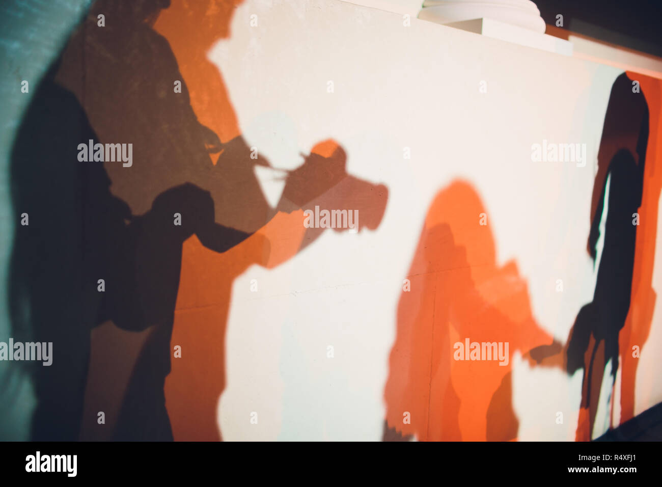 Camera man in live concert,Photographer video shooting in Concert ...