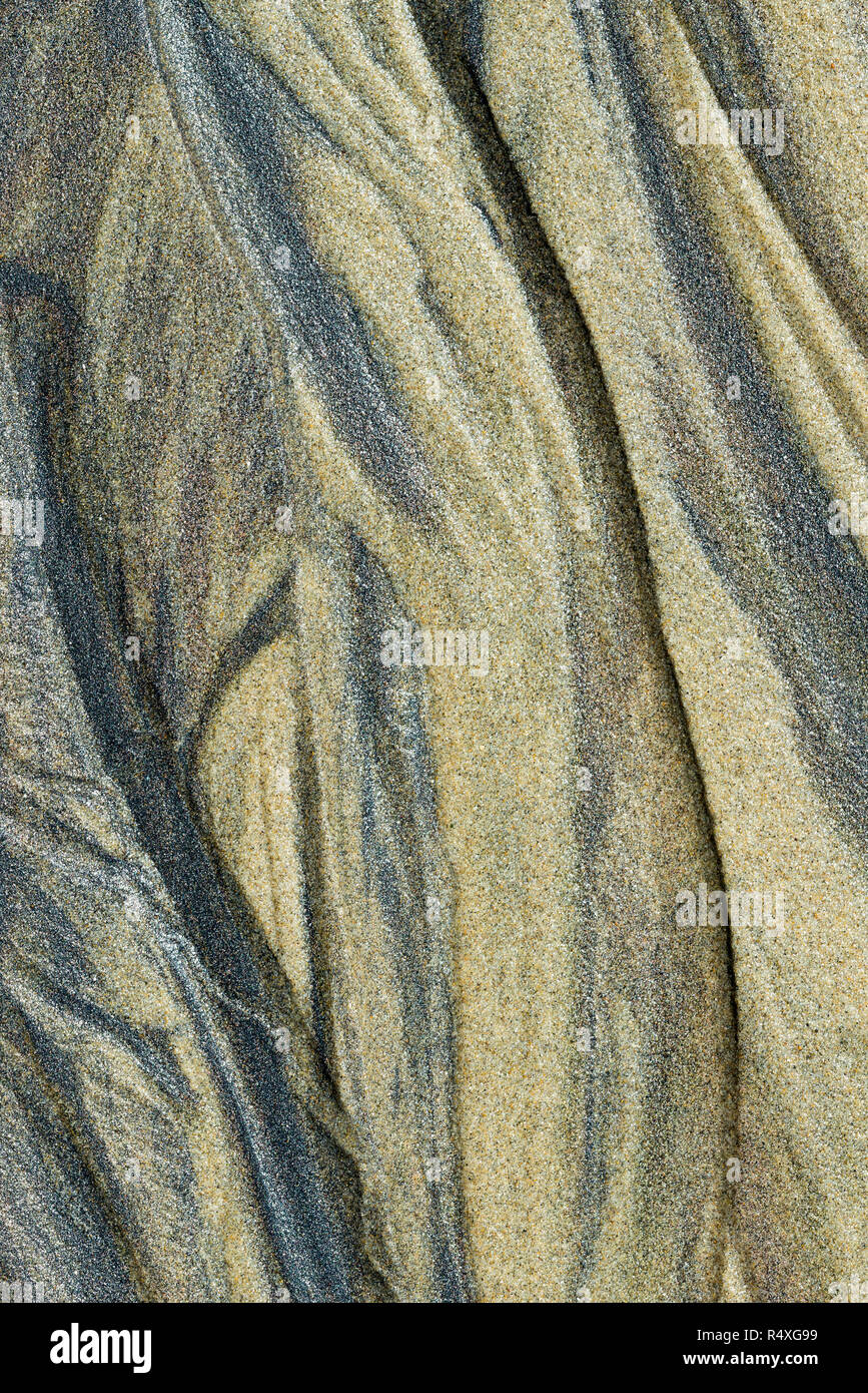 Abstract beach sand pattern Stock Photo - Alamy
