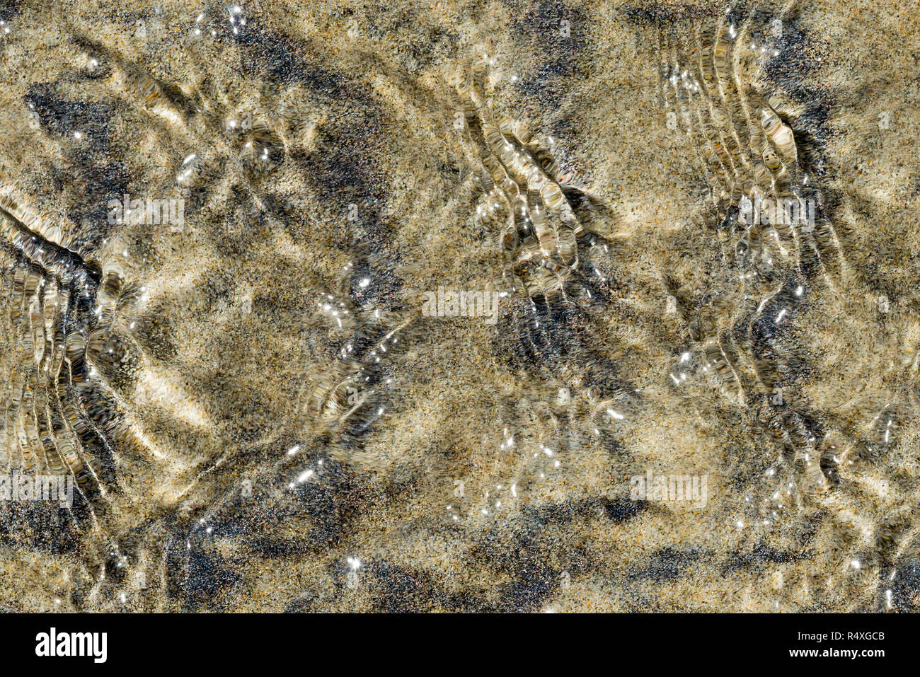 Abstract Wet Sand Patterns Stock Photo - Alamy