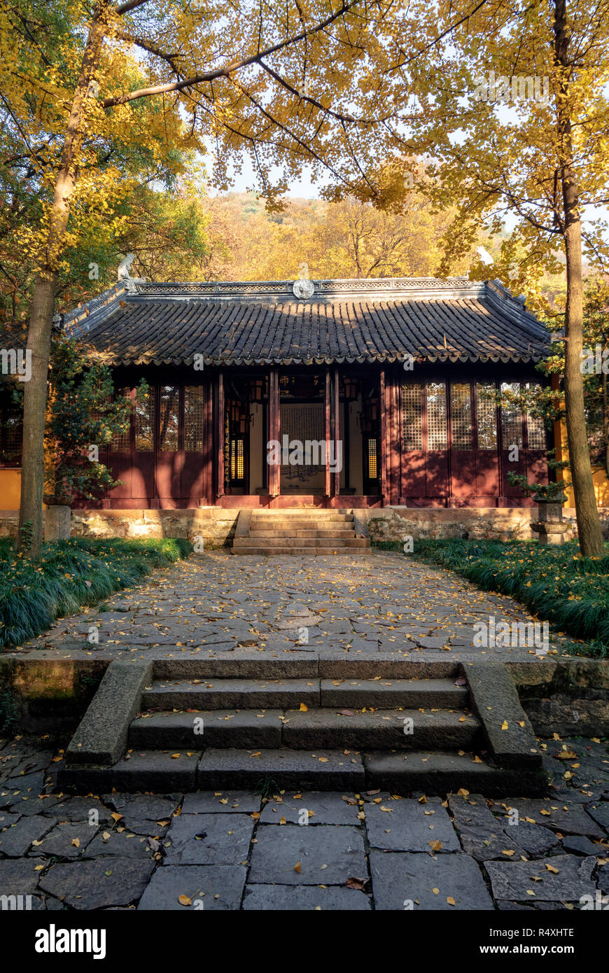 the autumn in the park of Suzhou, China Stock Photo - Alamy