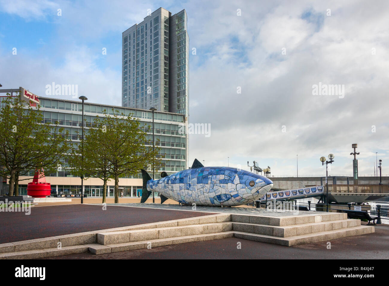 The Big Fish / The Salmon of Knowledge Donegall Quay Belfast Northern ...