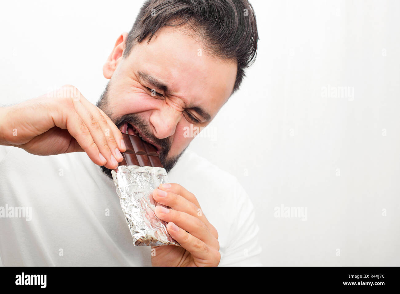 Fat Person Eating Chocolate