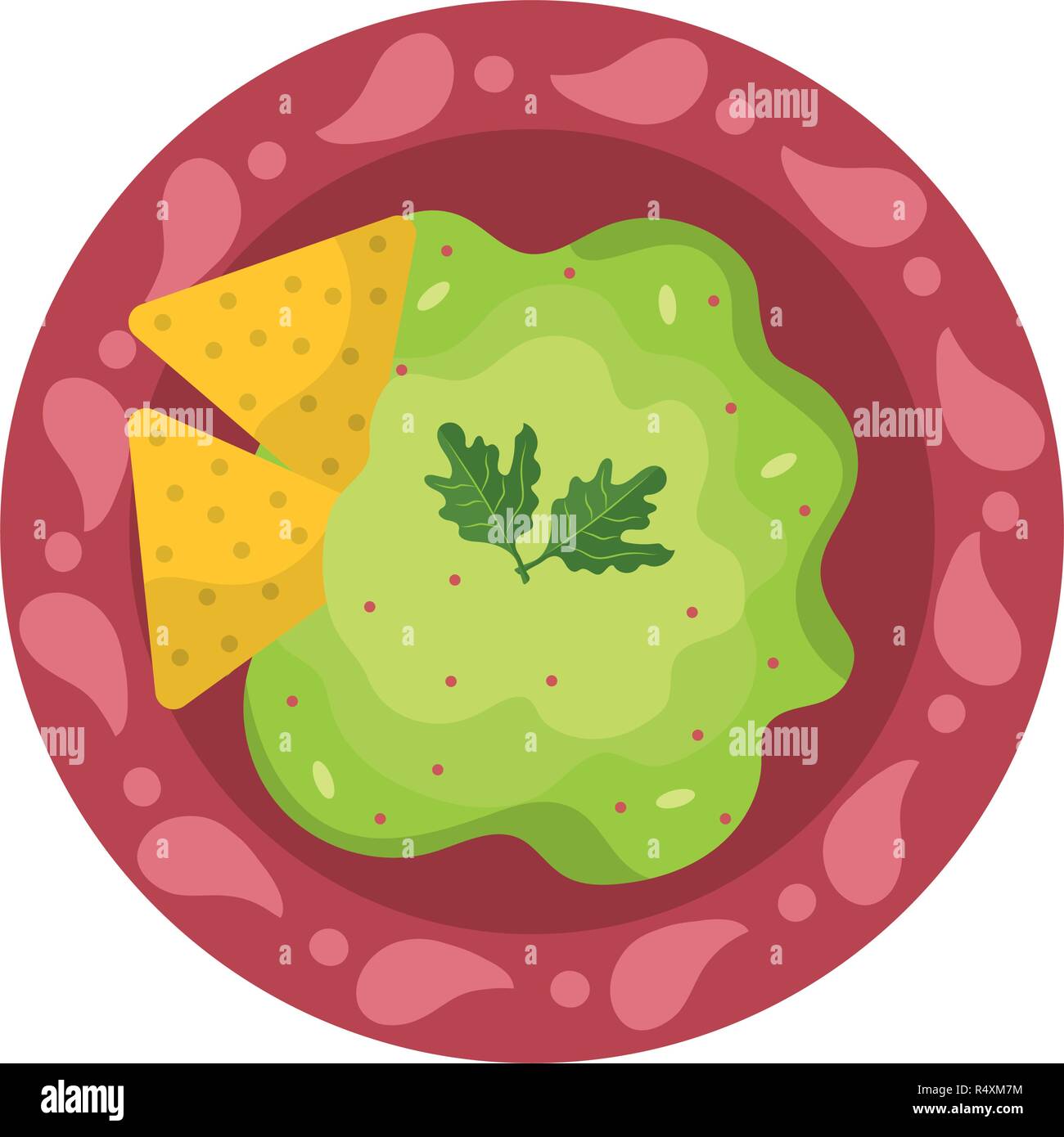 delicious mexican food cartoon vector illustration graphic design Stock ...