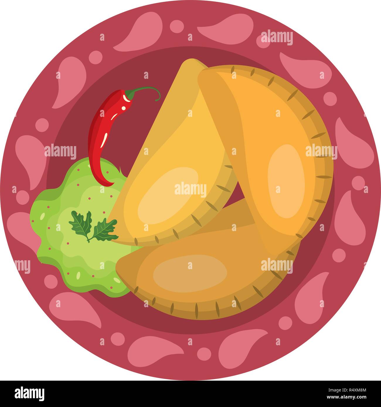 delicious mexican food cartoon vector illustration graphic design Stock ...