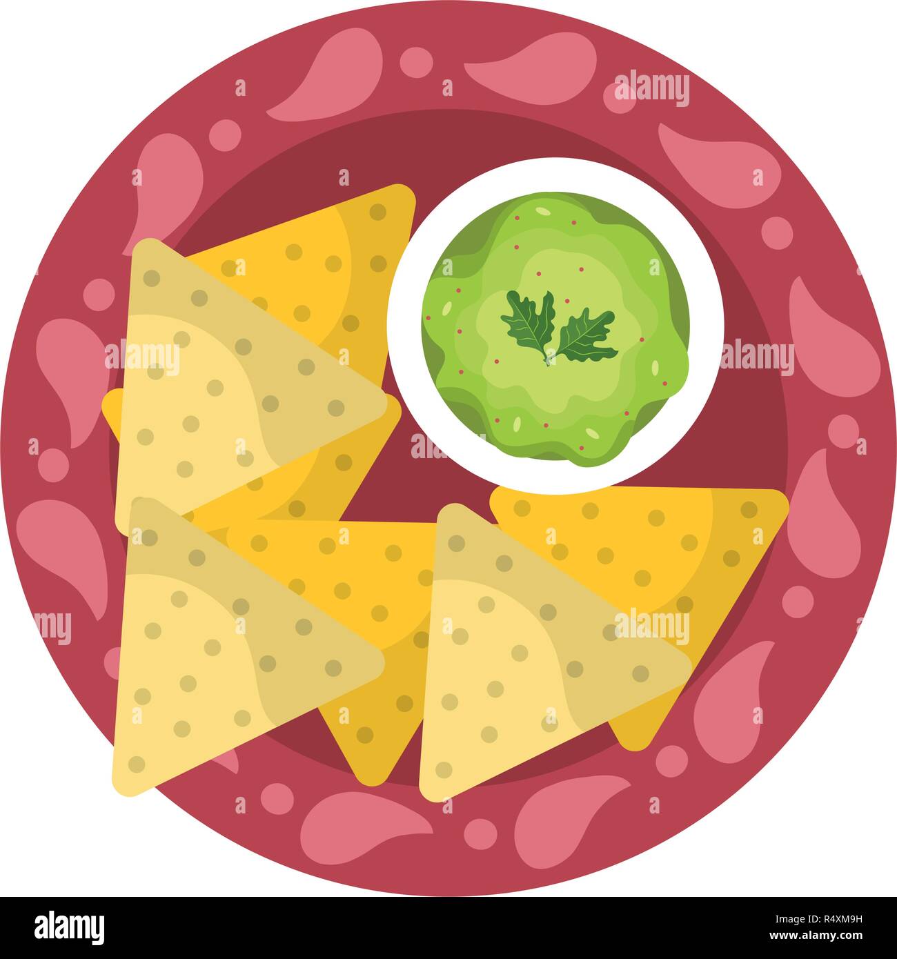 delicious mexican food cartoon vector illustration graphic design Stock ...