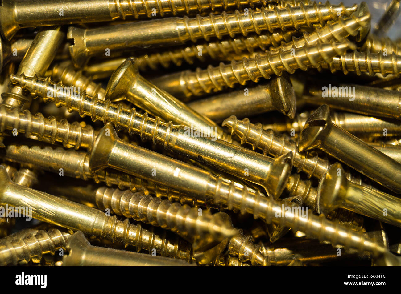 industrial iron nuts nails and screws Stock Photo - Alamy