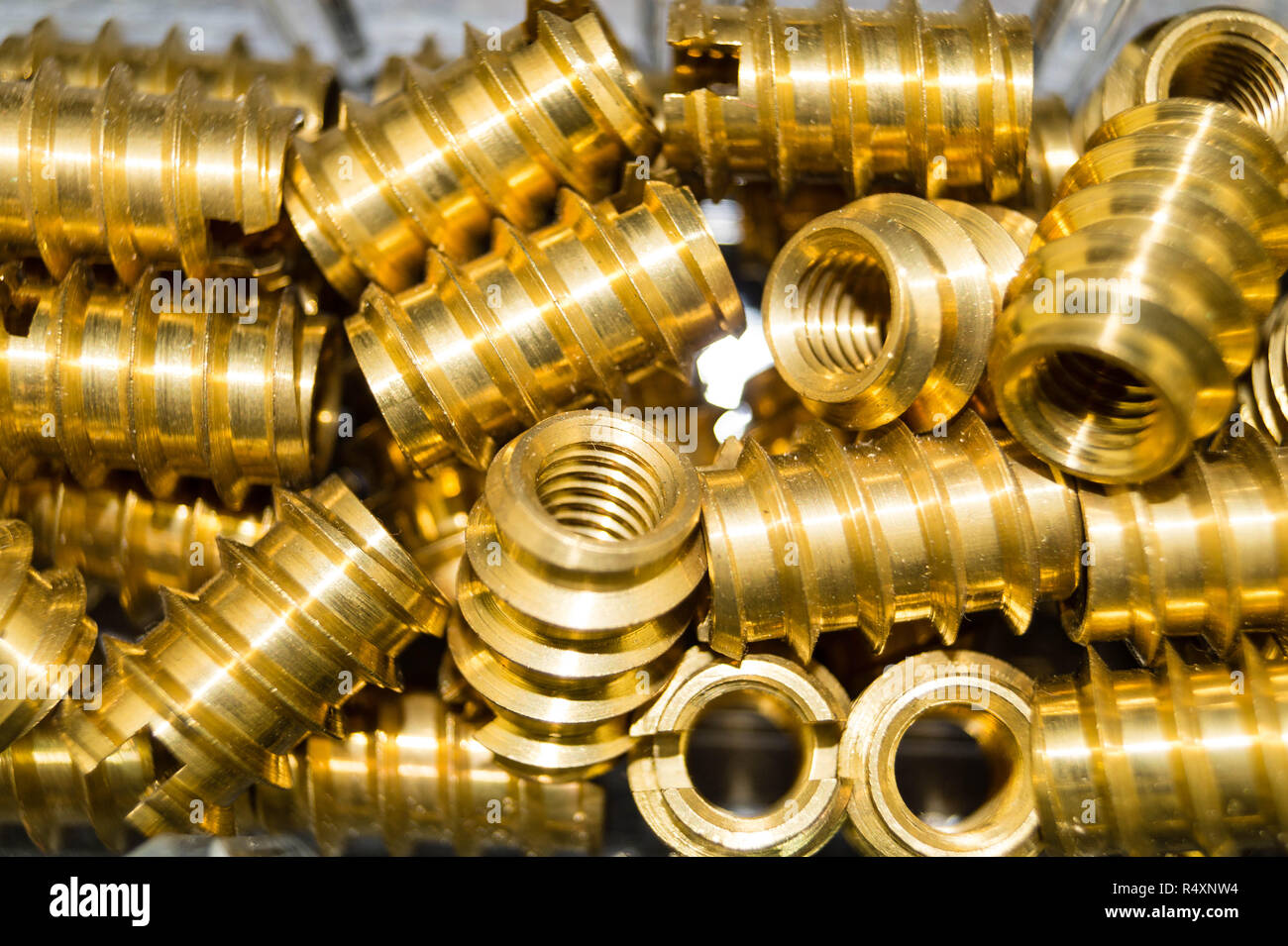 industrial iron nuts nails and screws Stock Photo - Alamy