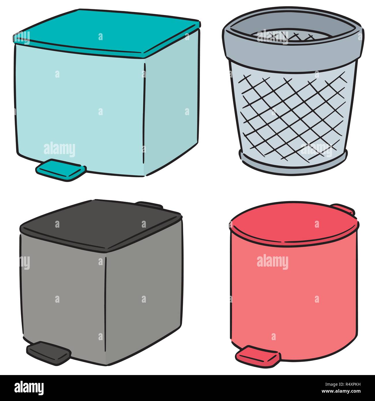 vector set of recycle garbage Stock Vector Image & Art - Alamy