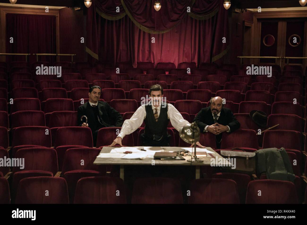 Edmond in a 2018 film directed by Alexis Michalik. This photograph is ...