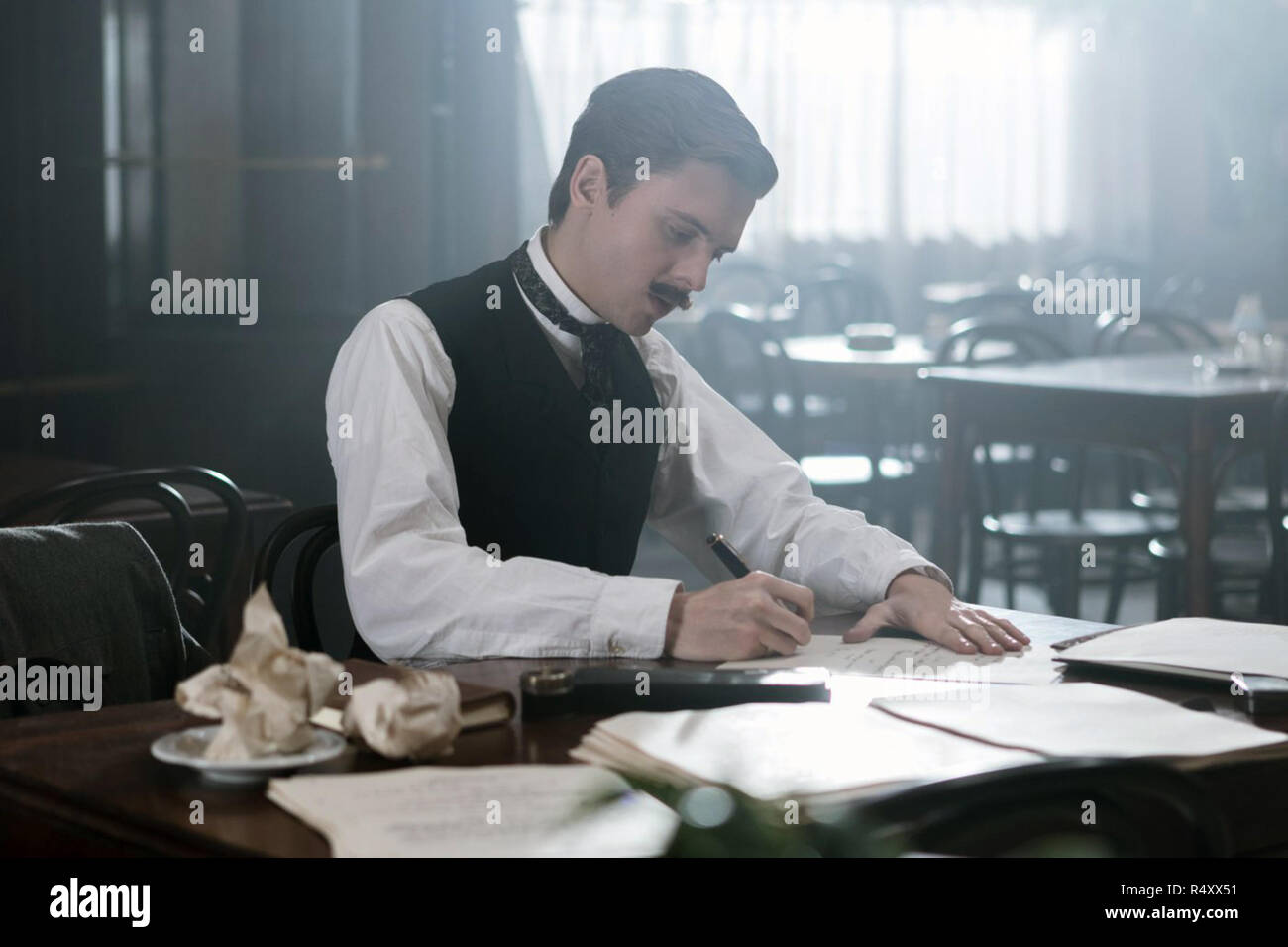 Edmond in a 2018 film directed by Alexis Michalik. This photograph is ...