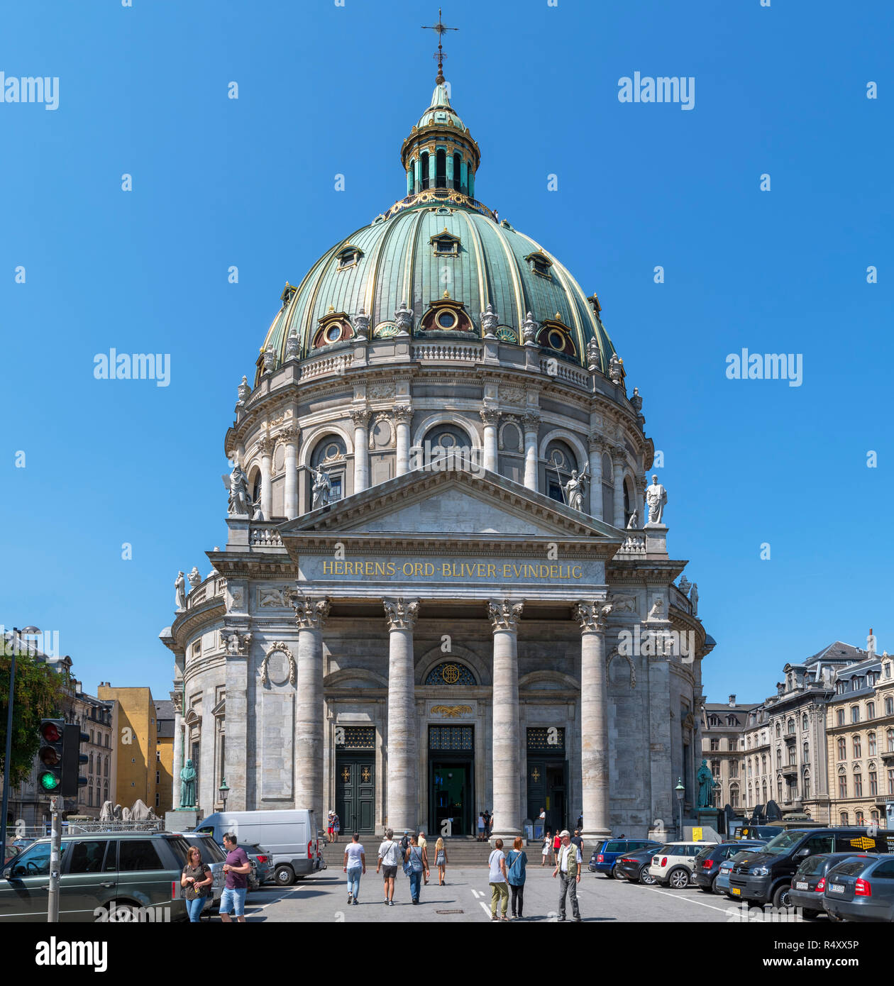 Dome of the marble church hi-res stock photography and images - Alamy