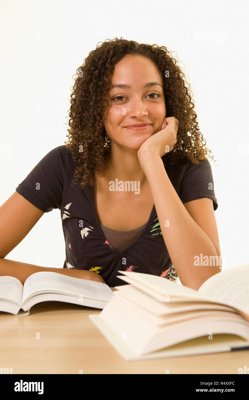 Female deep thinker hi-res stock photography and images - Alamy