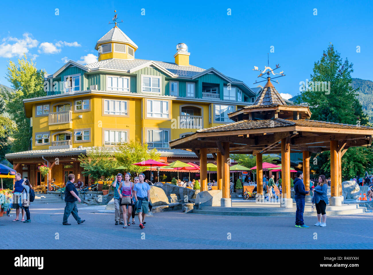Whistler Town Plaza High Resolution Stock Photography and Images - Alamy