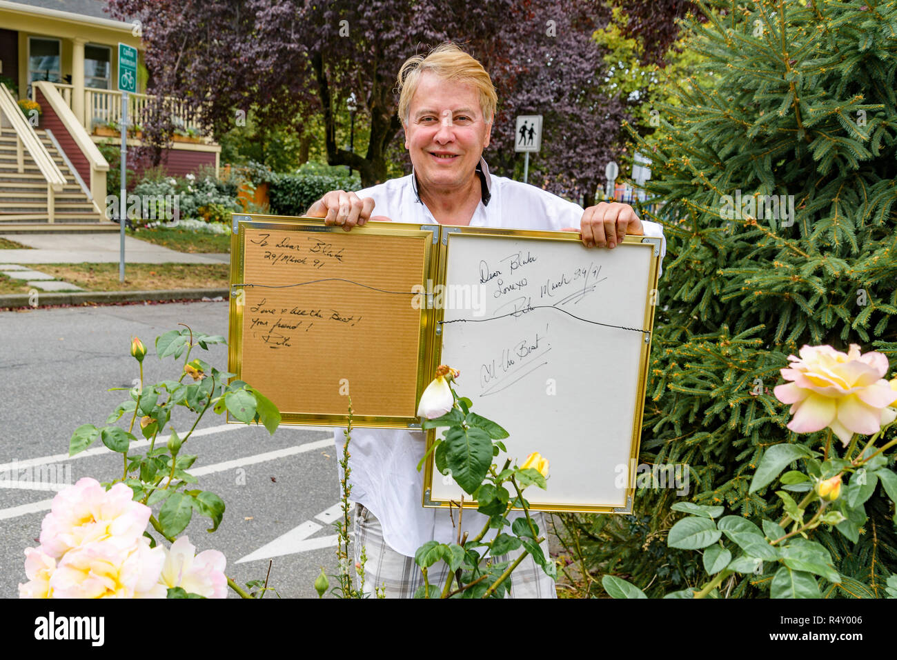 Mister Blake Elliott, former teen recording artist, posing with ...