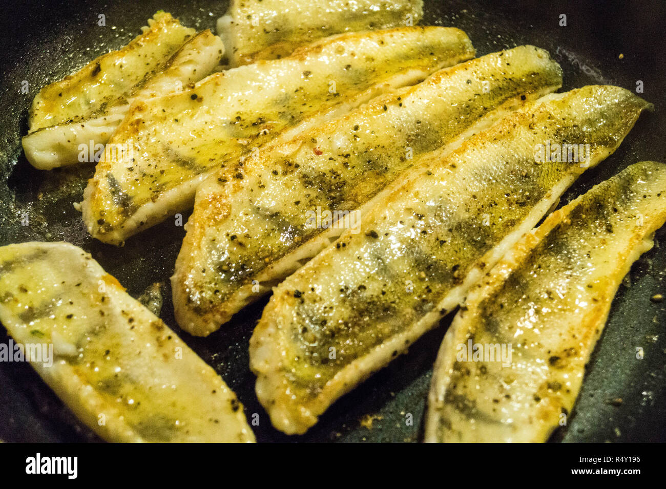 freshwater pike-perch fillet Stock Photo - Alamy