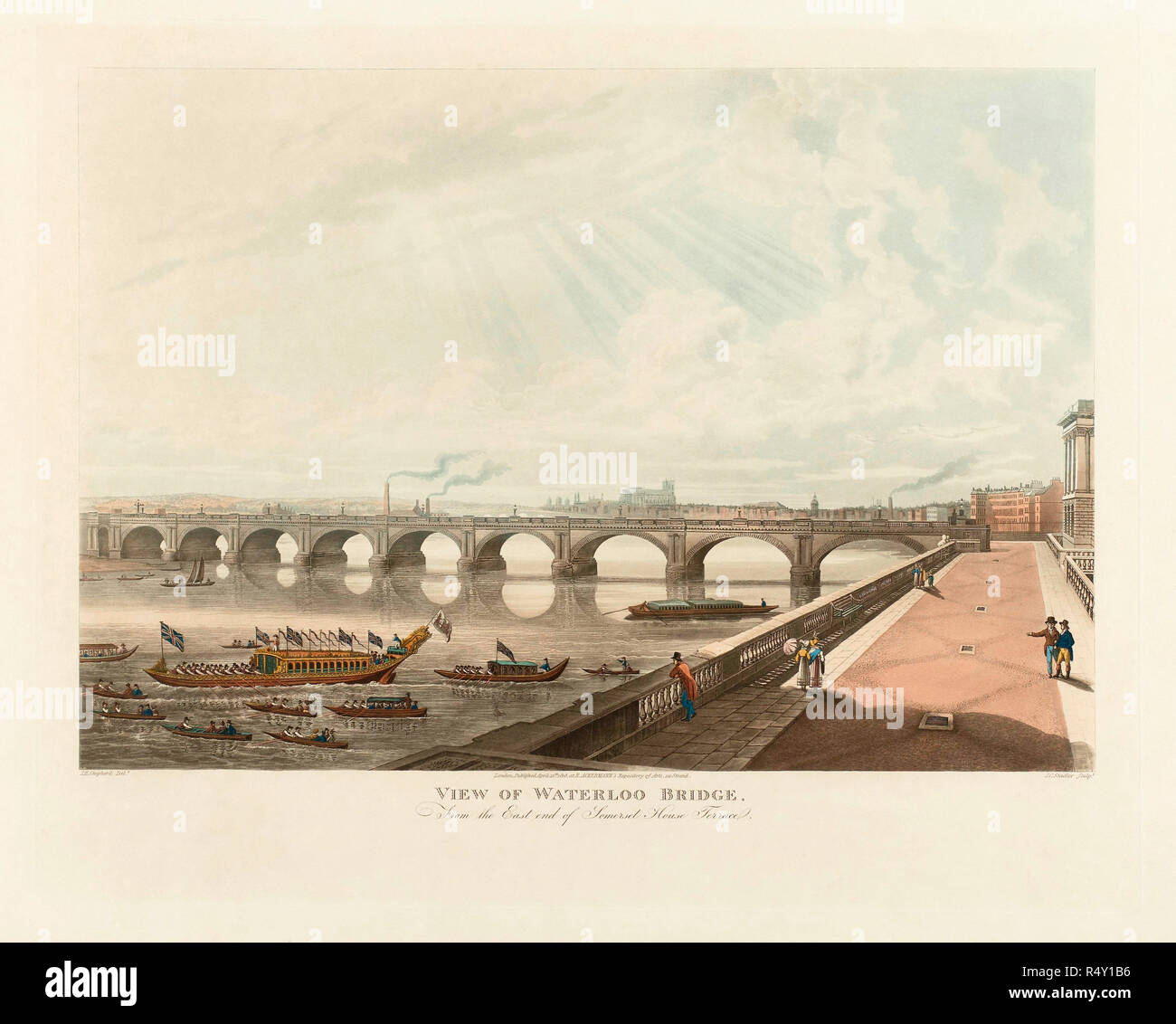 Somerset house from waterloo bridge hi-res stock photography and images ...