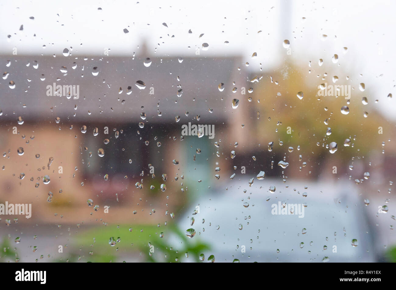 Rain On Window Pane High Resolution Stock Photography and Images - Alamy