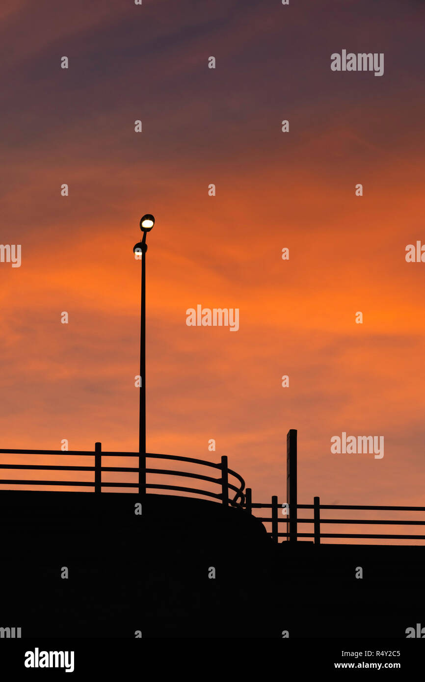 Waterloo sunset, London. Picture date: Wednesday November 14, 2018 ...