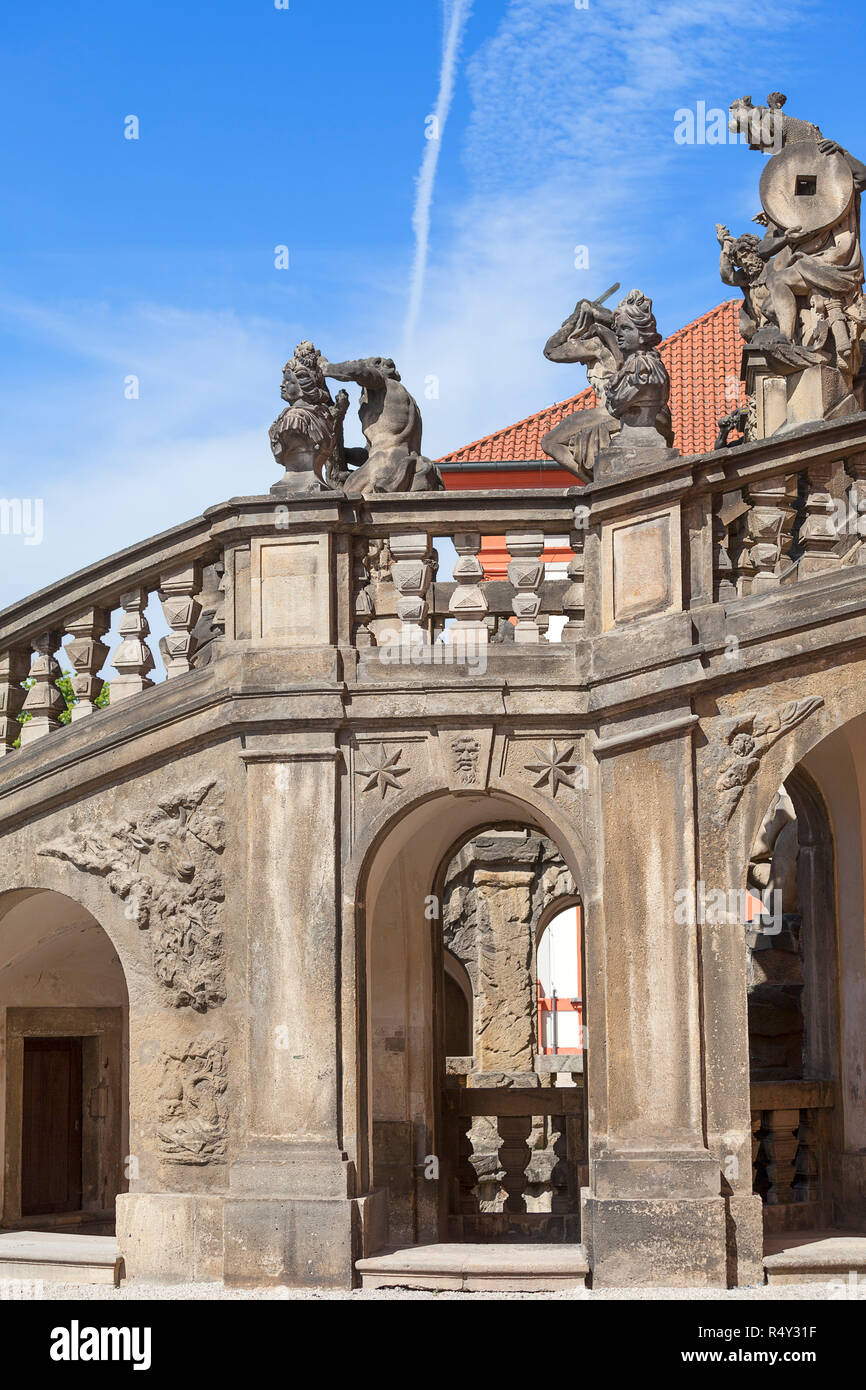 Troja castle sculpture architecture hi-res stock photography and images ...
