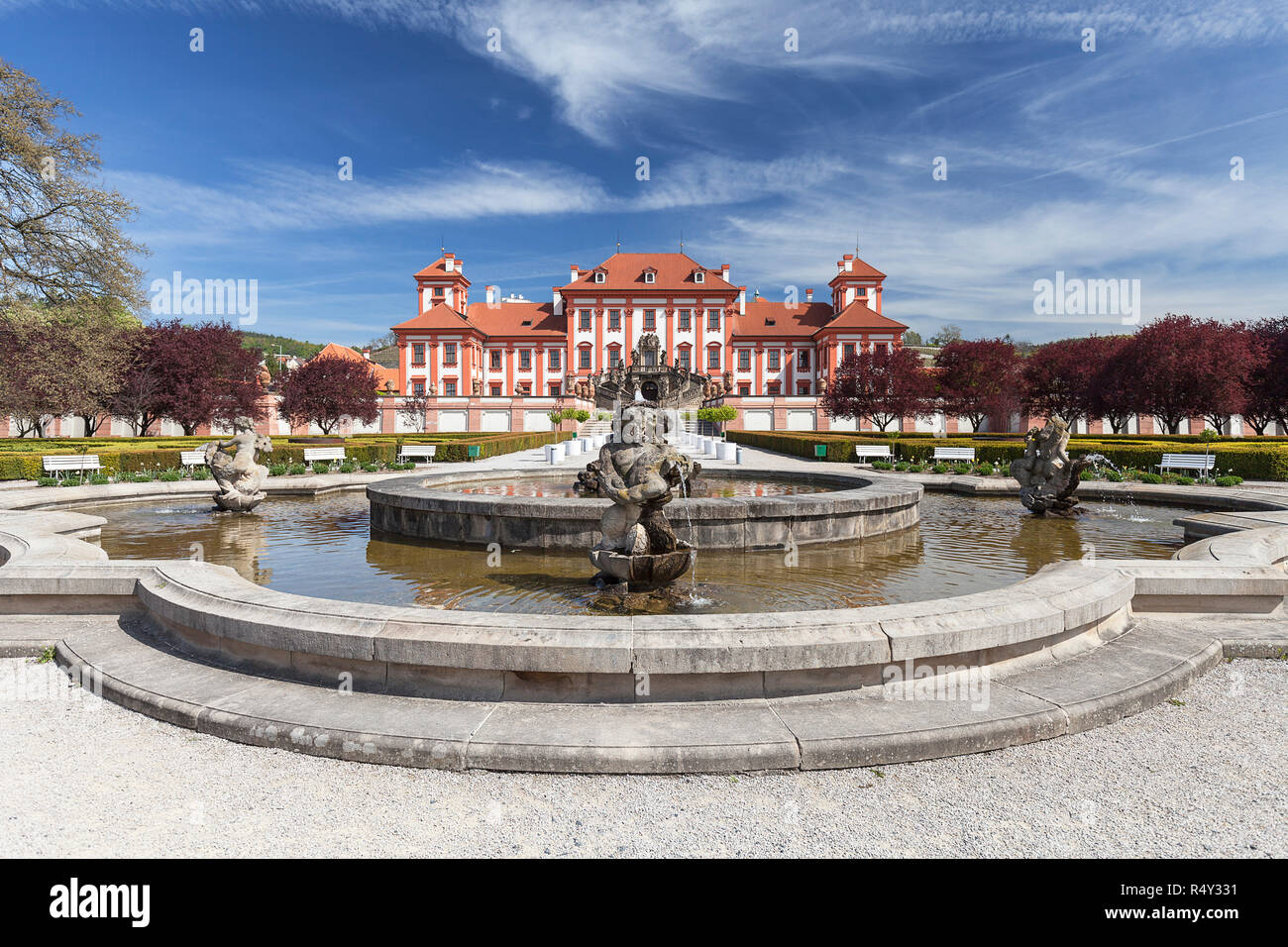 Troja castle sculpture architecture hi-res stock photography and images ...