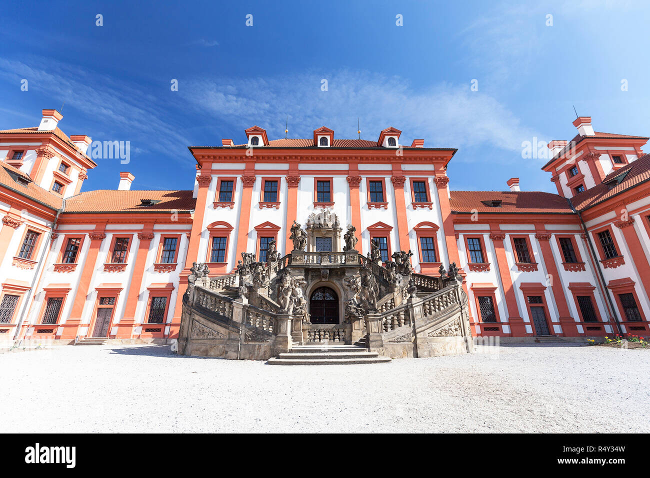 Troja castle sculpture architecture hi-res stock photography and images ...