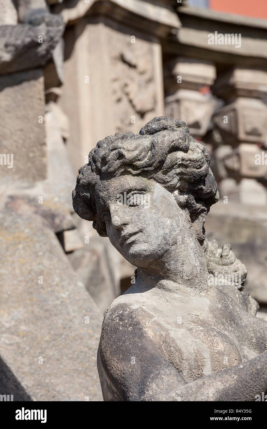 Troja castle sculpture architecture hi-res stock photography and images ...