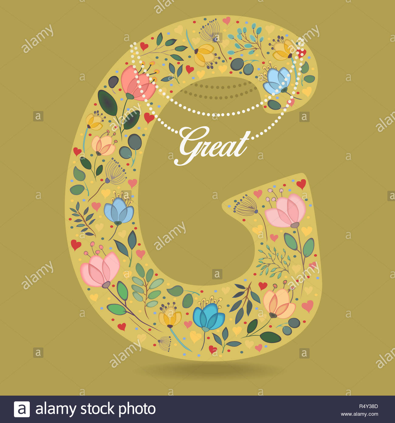 Letter G Flowers Stock Photos & Letter G Flowers Stock Images - Alamy