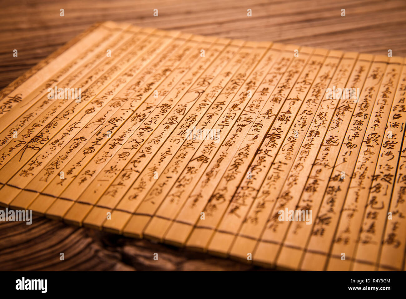 Chinese Bamboo Book High Resolution Stock Photography and Images - Alamy