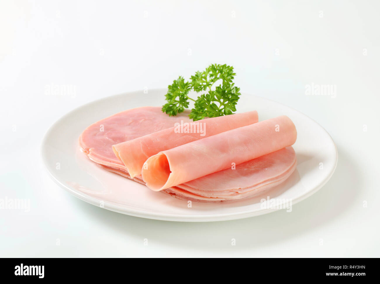 slices of ham Stock Photo - Alamy