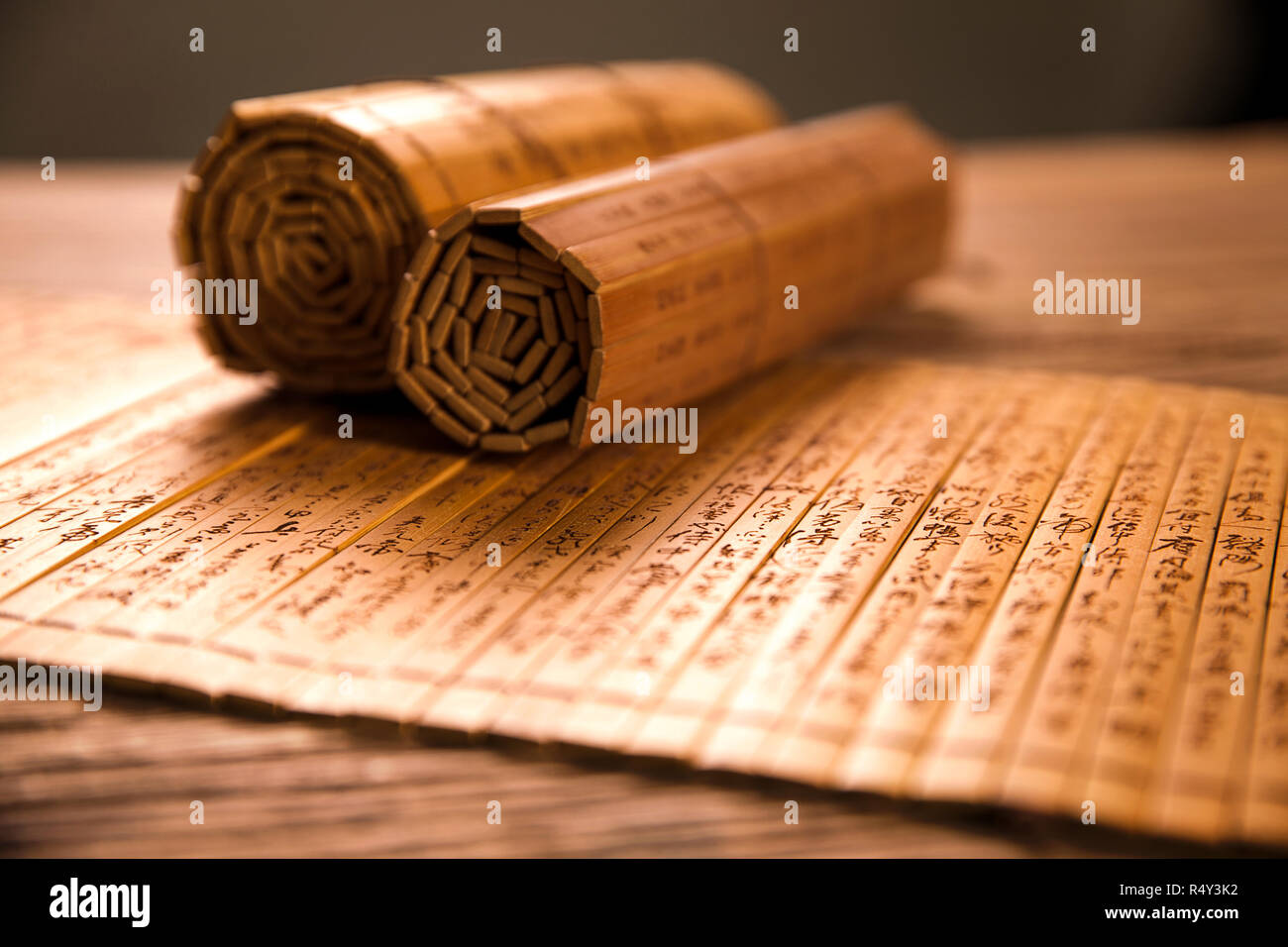 Ancient Chinese Bamboo Text High Resolution Stock Photography and ...