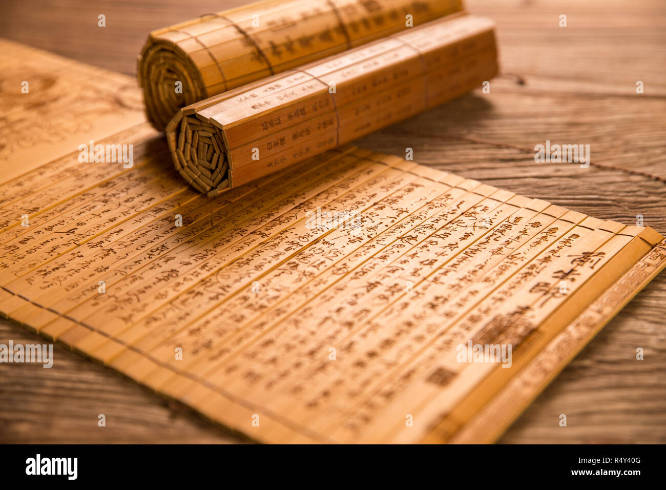 Ancient Chinese Bamboo Writing