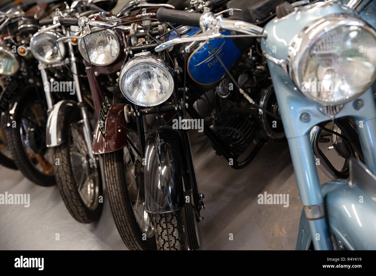 Classic motorbikes hi-res stock photography and images - Alamy