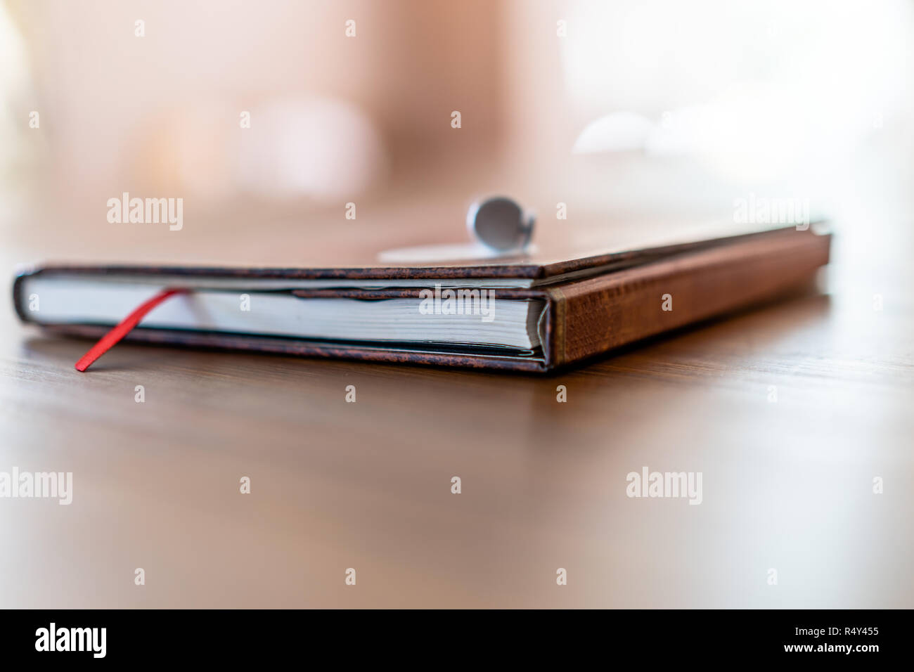 Restaurant Service Notebook on the Table in Hotel Reception - Dreamy ...