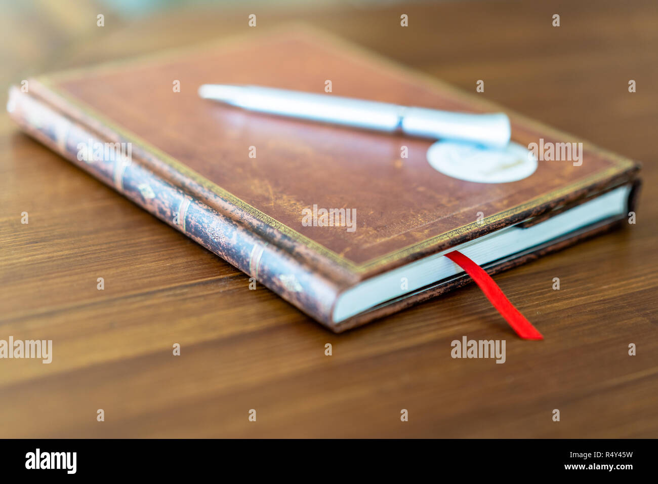 Restaurant Service Notebook on the Table in Hotel Reception - Dreamy ...