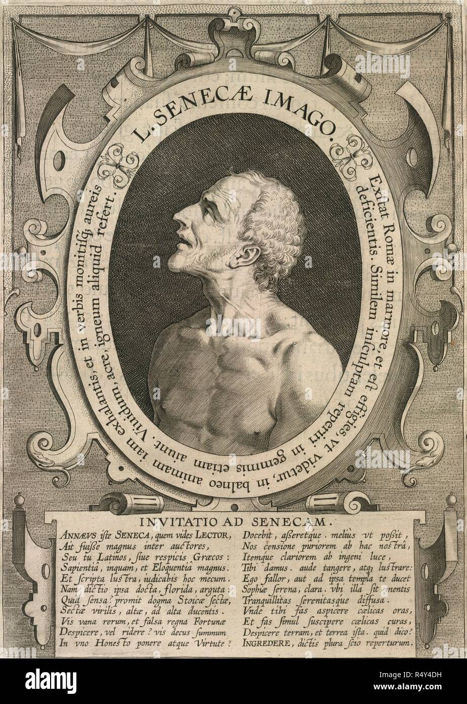 Portrait of Lucius Seneca (Seneca the younger). Roman philiosopher ...