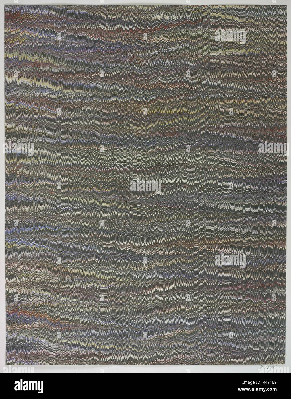 Collection of Decorated papers. Marbling: Industrial & 19th Century. A ...