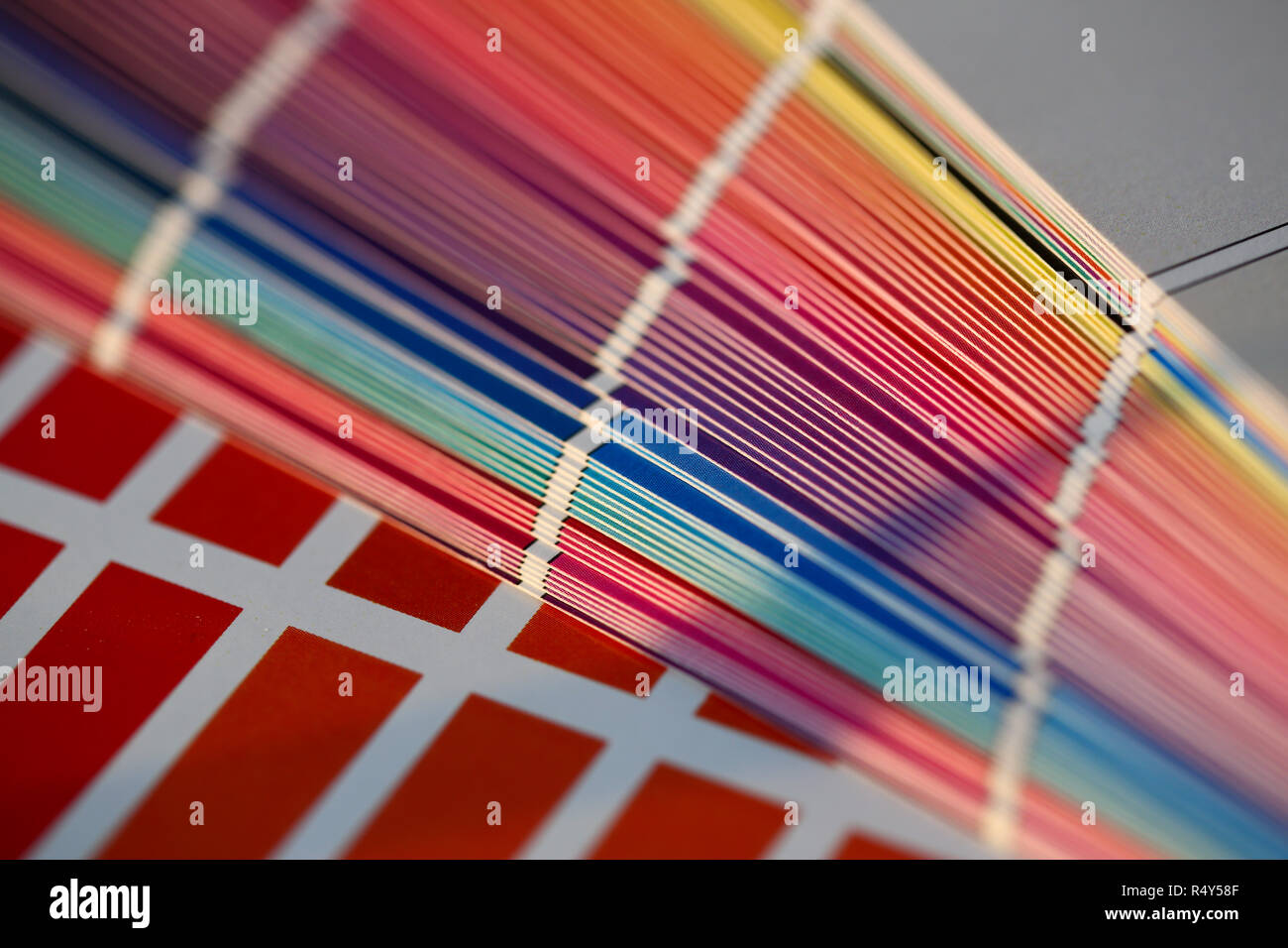 Color print of pantone statistics offset organization gives customer an ...