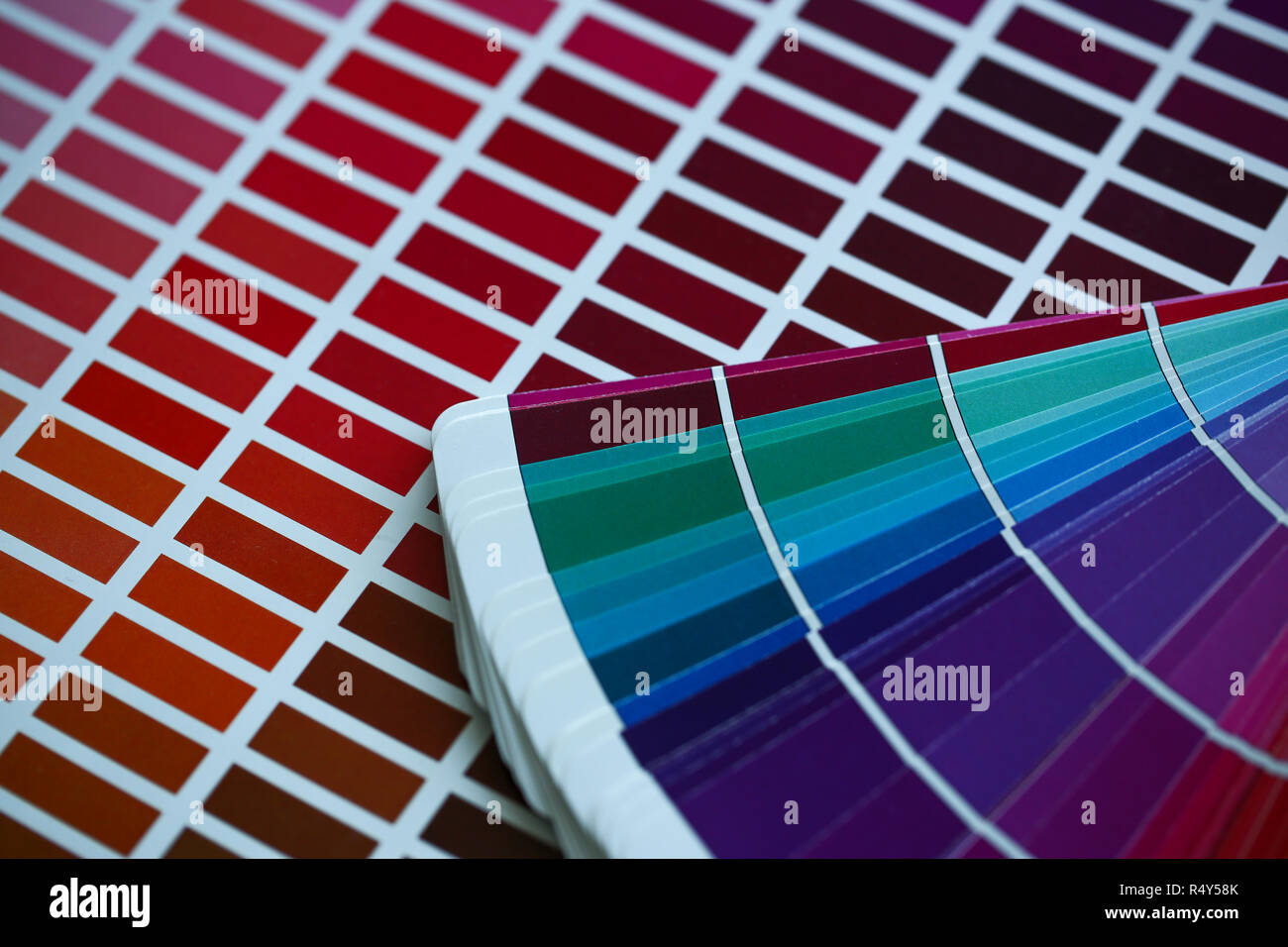 Color print of pantone statistics offset organization gives customer an ...