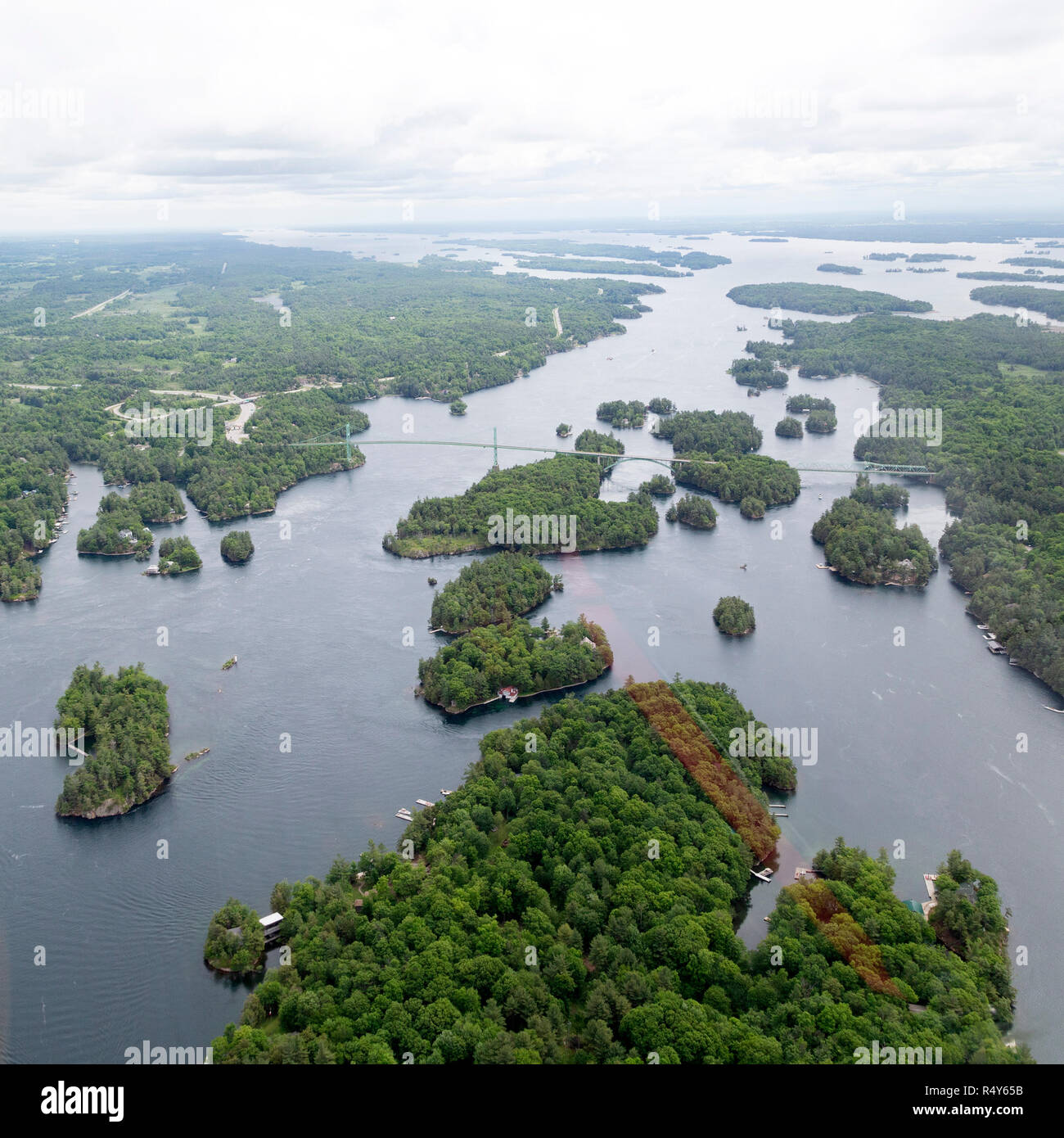 Thousand islands ontario aerial hi-res stock photography and images - Alamy