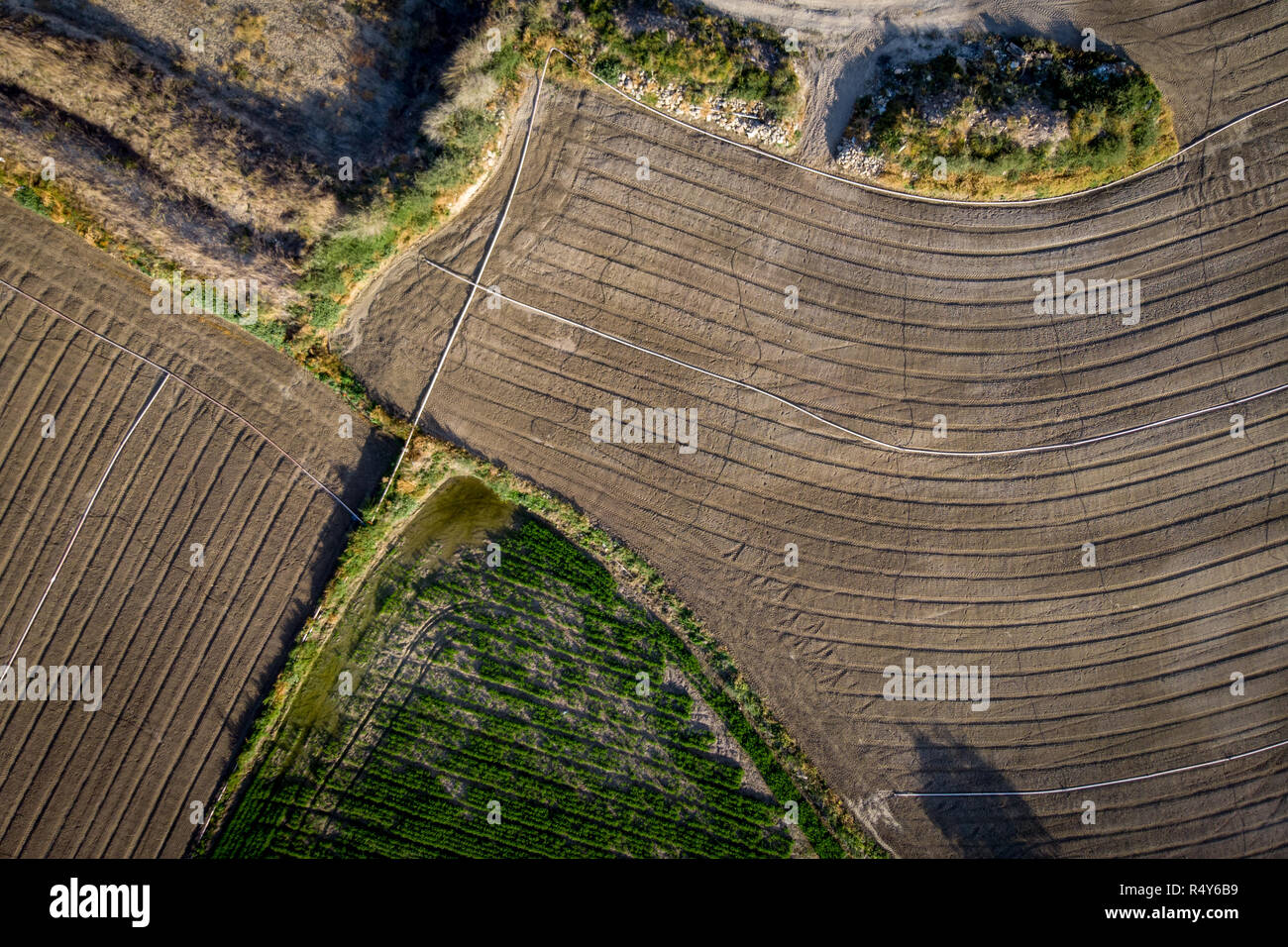 Agriculture aerial fields shapes hi-res stock photography and images ...