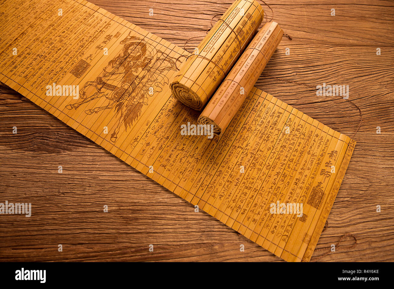 Ancient chinese bamboo text hi-res stock photography and images - Alamy