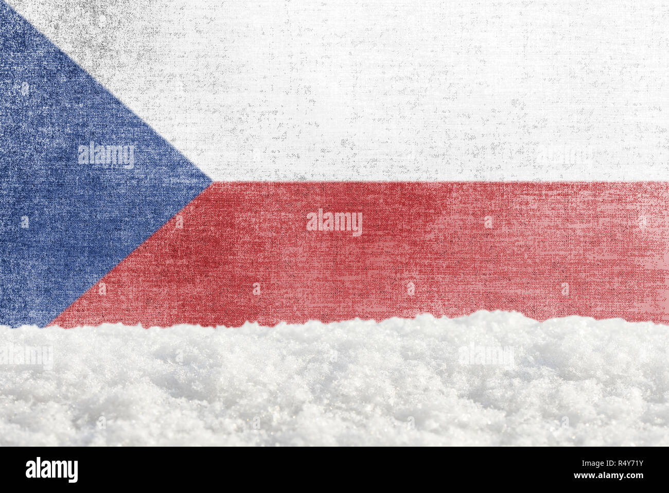 Grunge czech republic flag hi-res stock photography and images - Alamy
