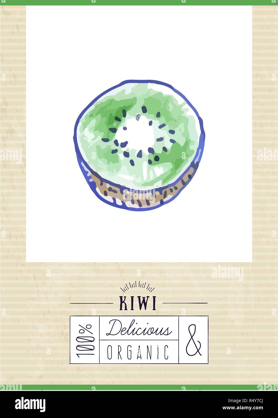 Kiwi product Stock Vector Images - Alamy