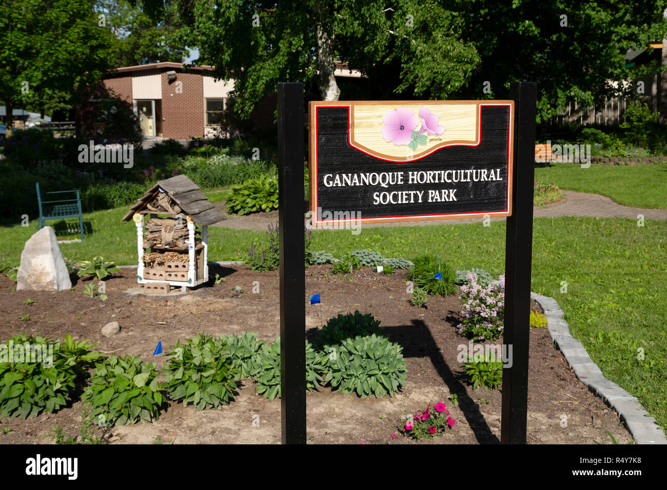 Gananoque Horticultural Society Park in Gananoque in Ontario, Canada ...