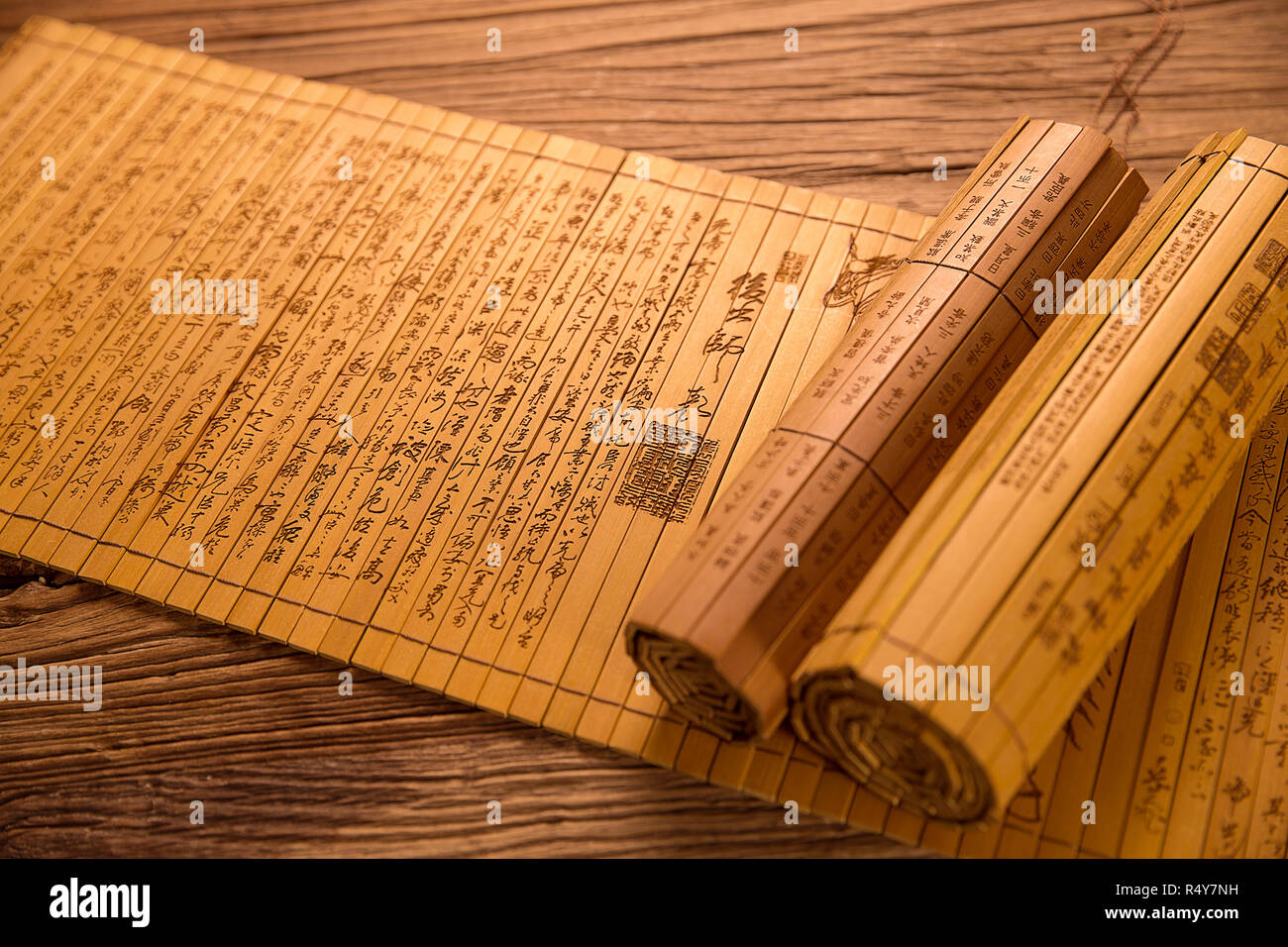 Classical bamboo book hi-res stock photography and images - Alamy