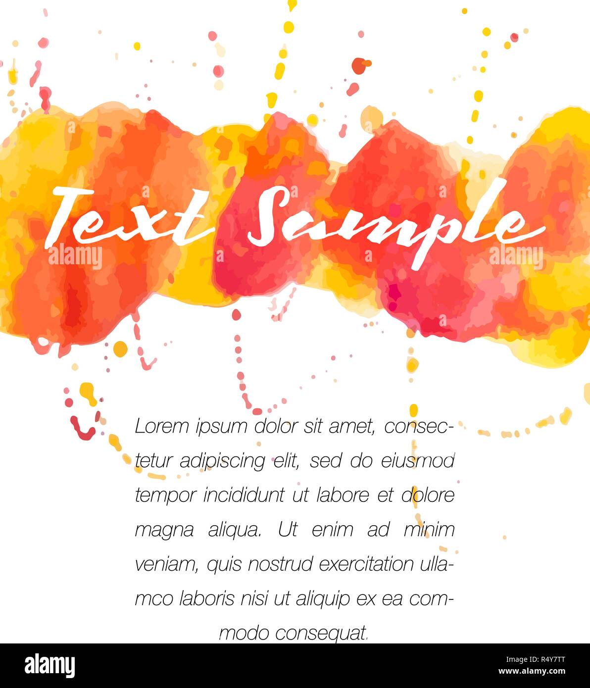 Beautiful red splash brush Stock Vector Images - Alamy