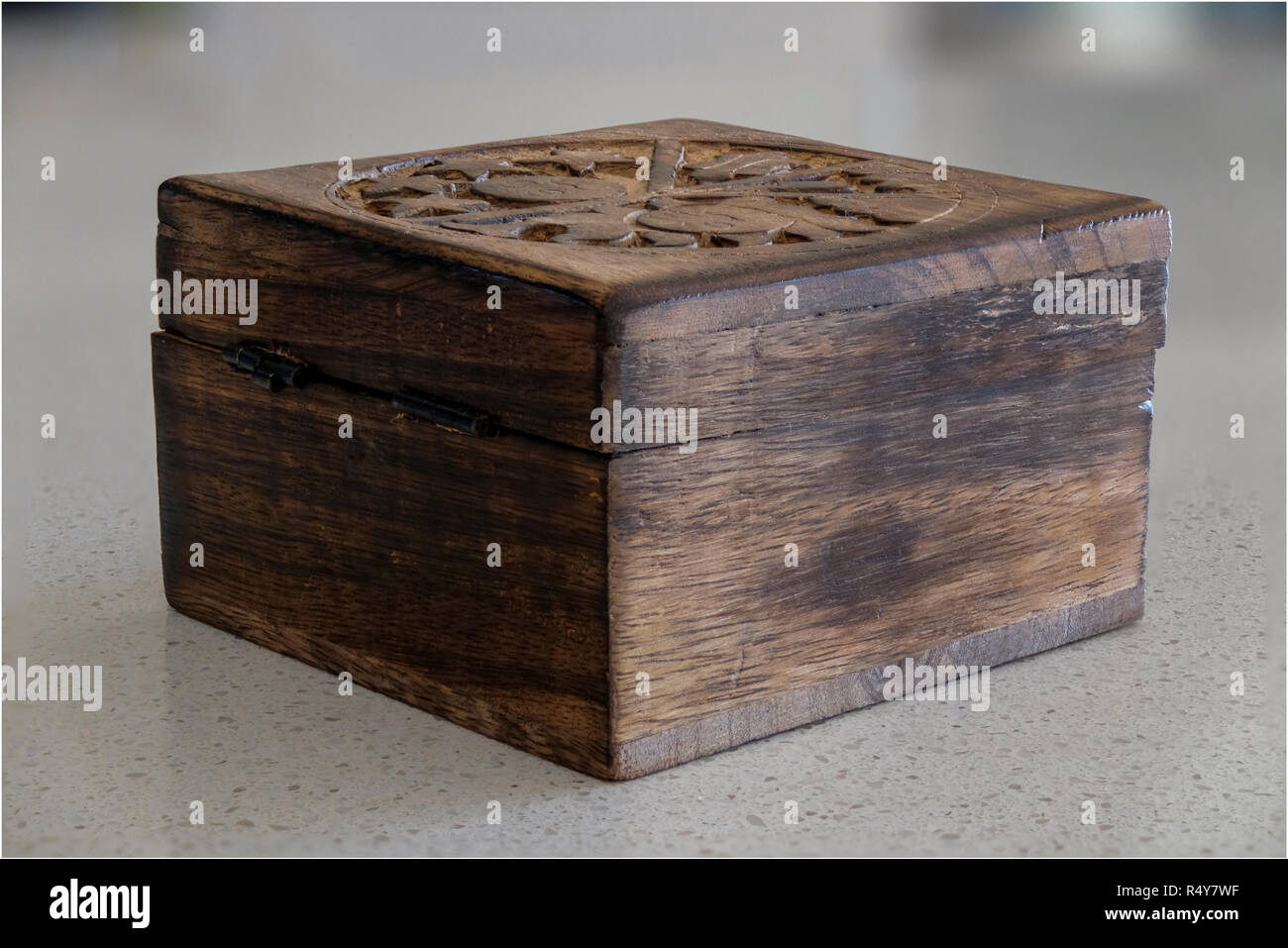Carved wooden box hi-res stock photography and images - Alamy